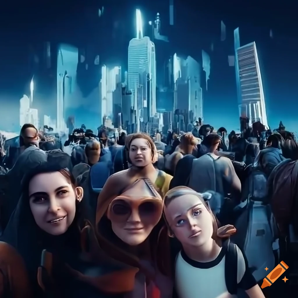 Mélanie laurent as sci-fi blonde-haired girl with french flag in ...