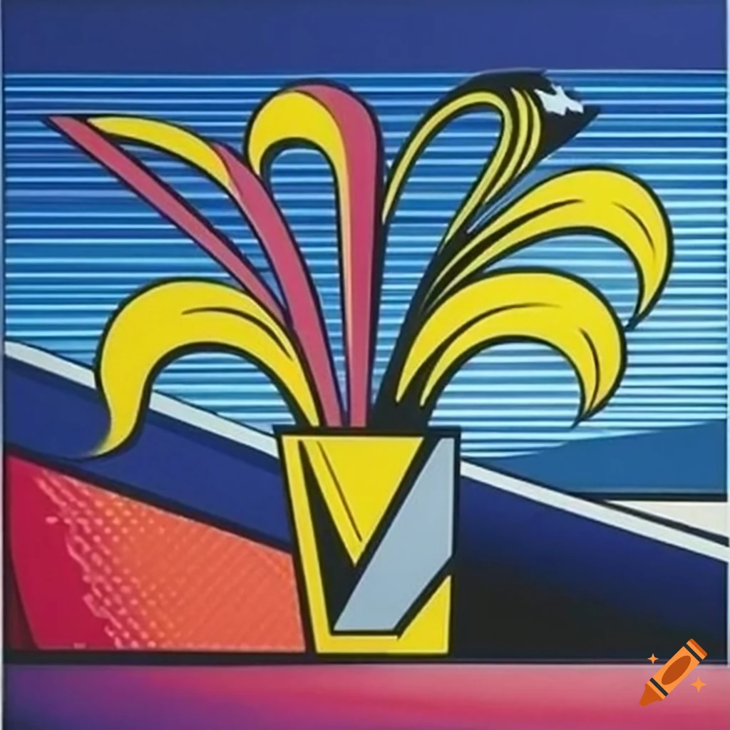 Vibrant pop art by roy lichtenstein on Craiyon