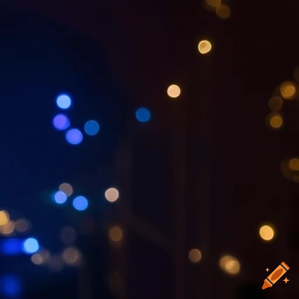 City lights forming a constellation pattern on Craiyon