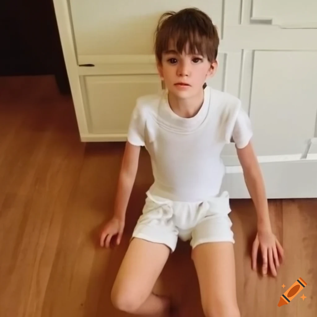 Image of a androgynous child in a nursery room on Craiyon