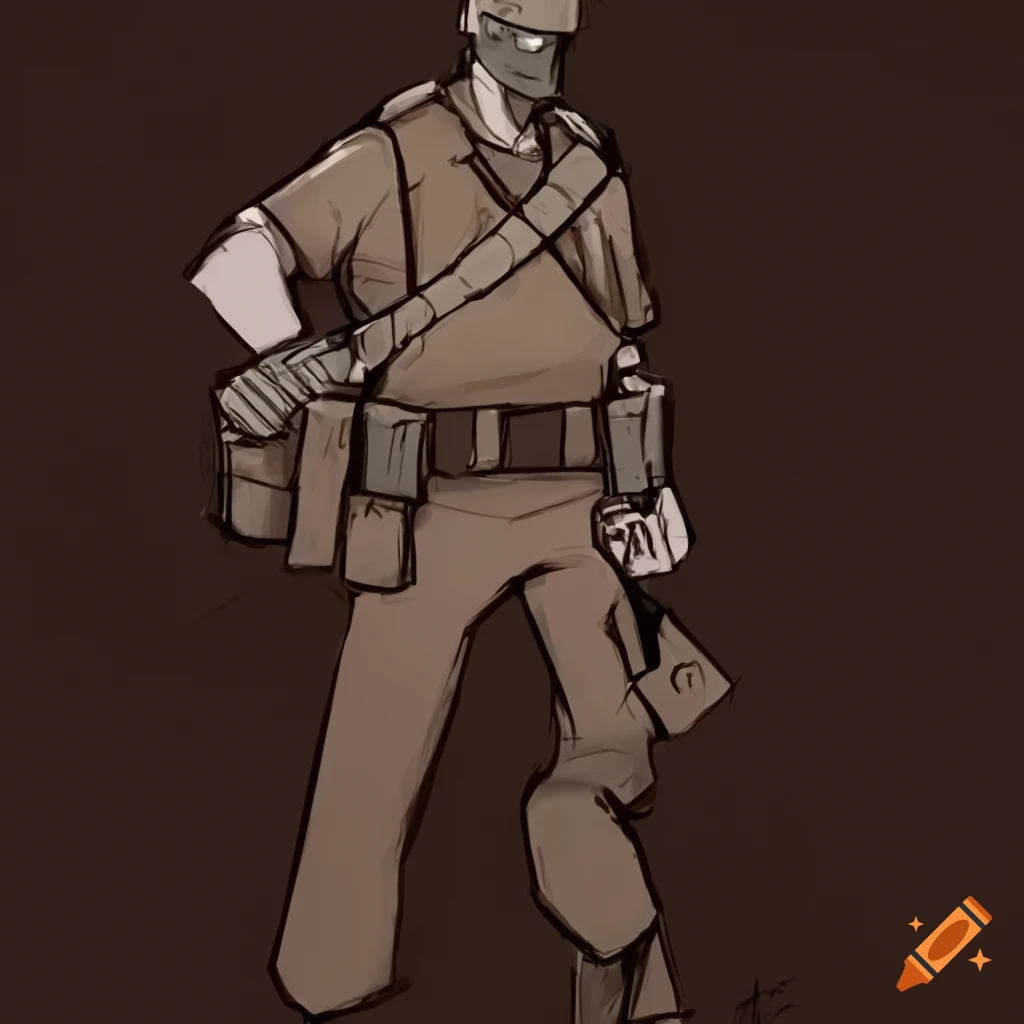 Fanmade team fortress 2 mercenary character