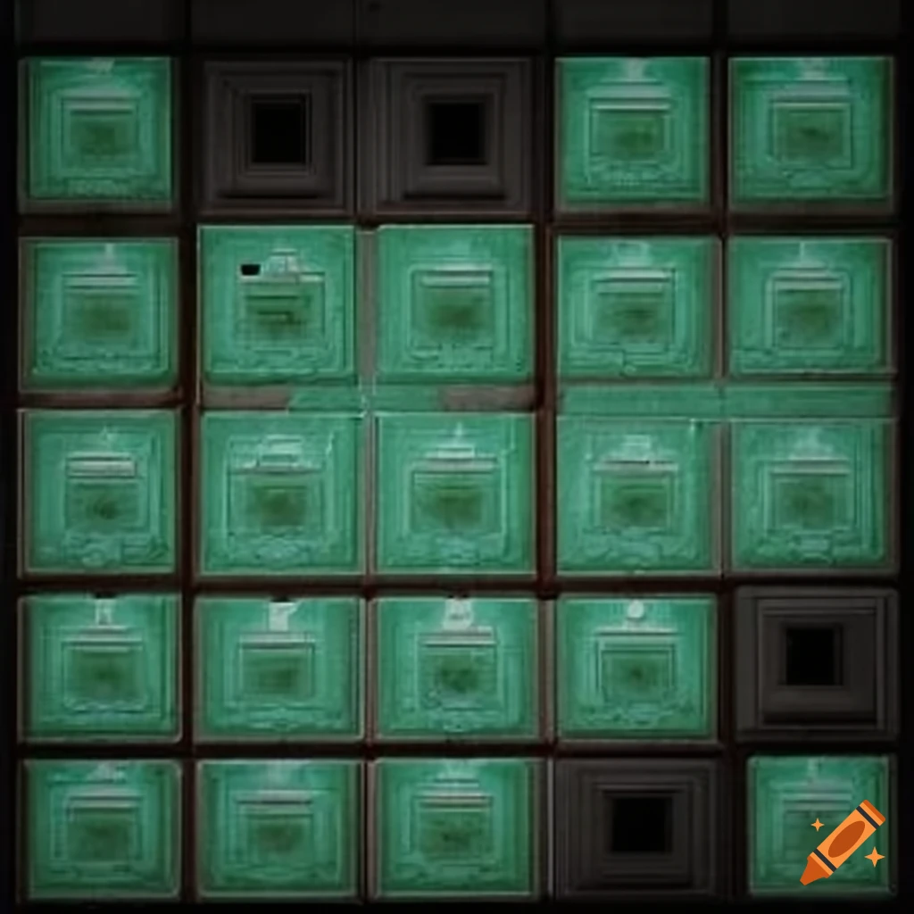 2d tiles from the brinstar area in super metroid