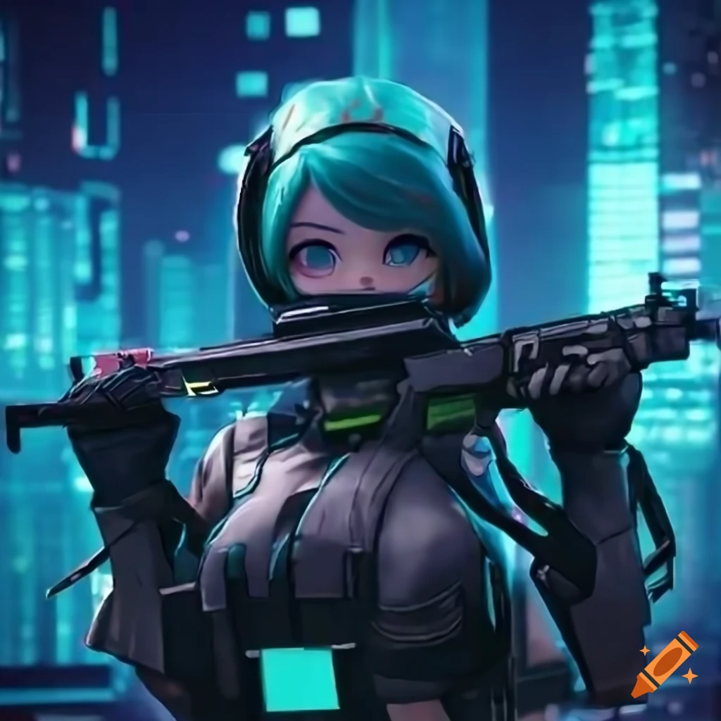 Fusion of warhammer 40k tech-priest explorator and hatsune miku in ...