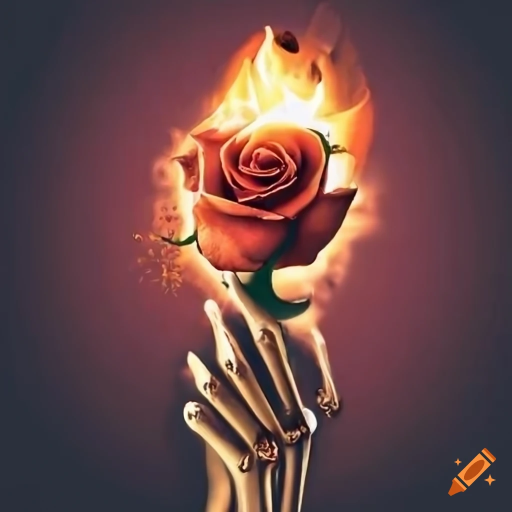 Wilted flower surrounded by smoke, symbolizing the harm of smoking on ...