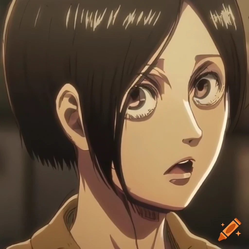 Screencap Of A Fierce Anime Character On Craiyon