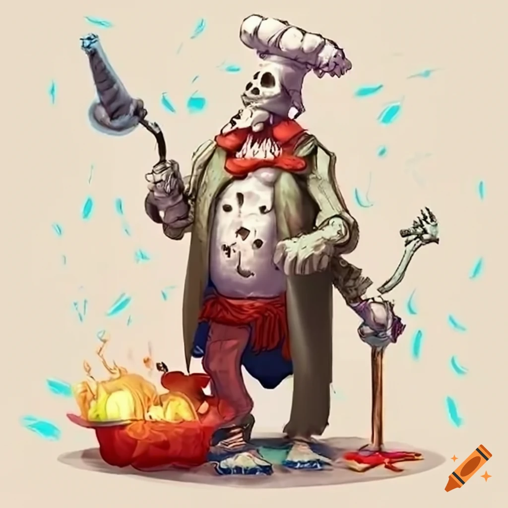 Cute kobold chef ready to cook on Craiyon