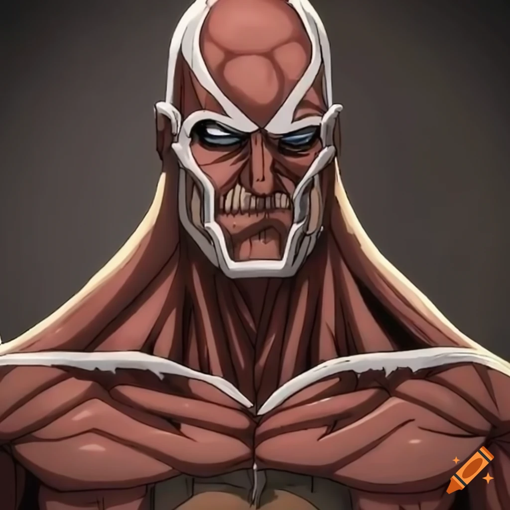 Art of giant batman in attack on titan style on Craiyon