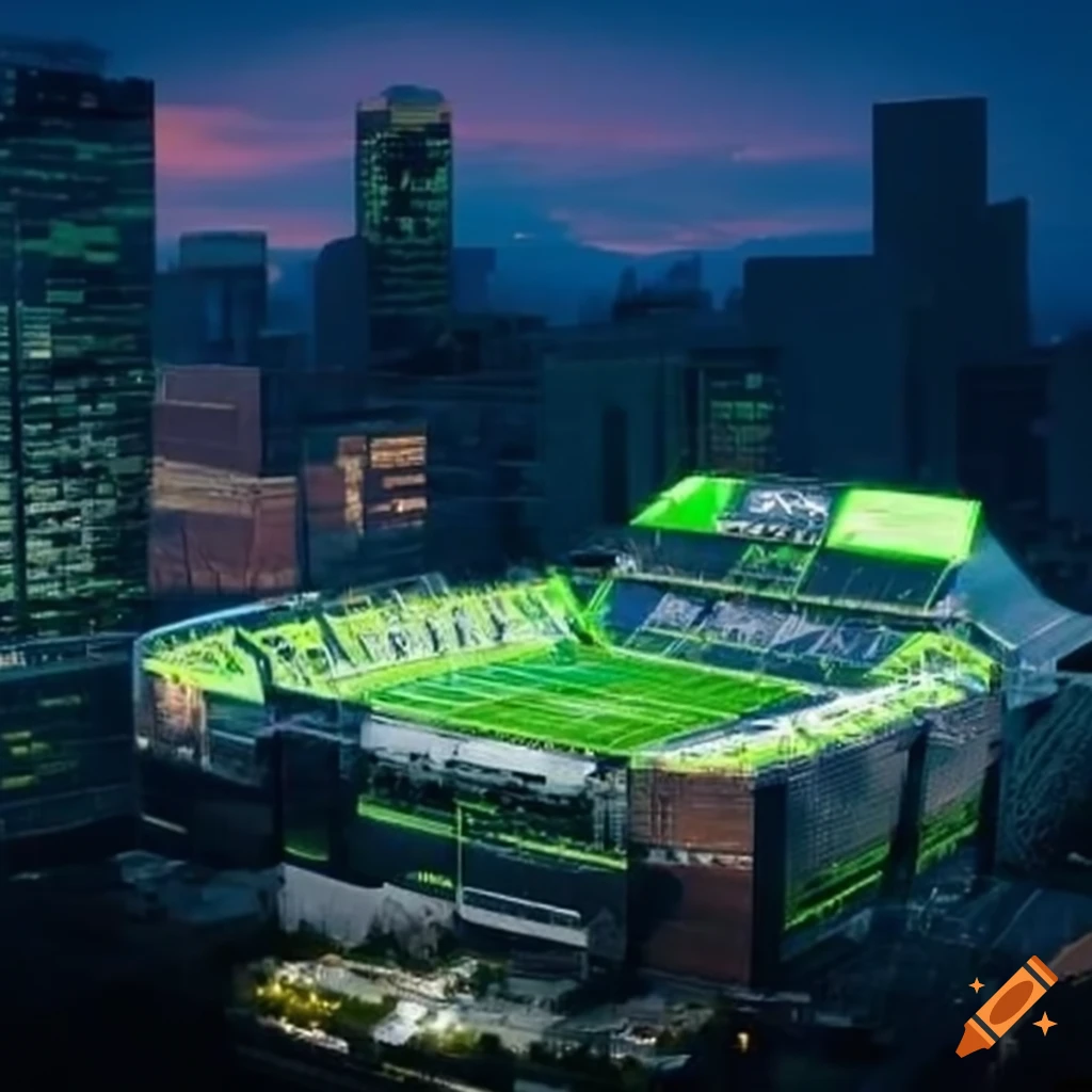 Remake of the seattle seahawks stadium on Craiyon