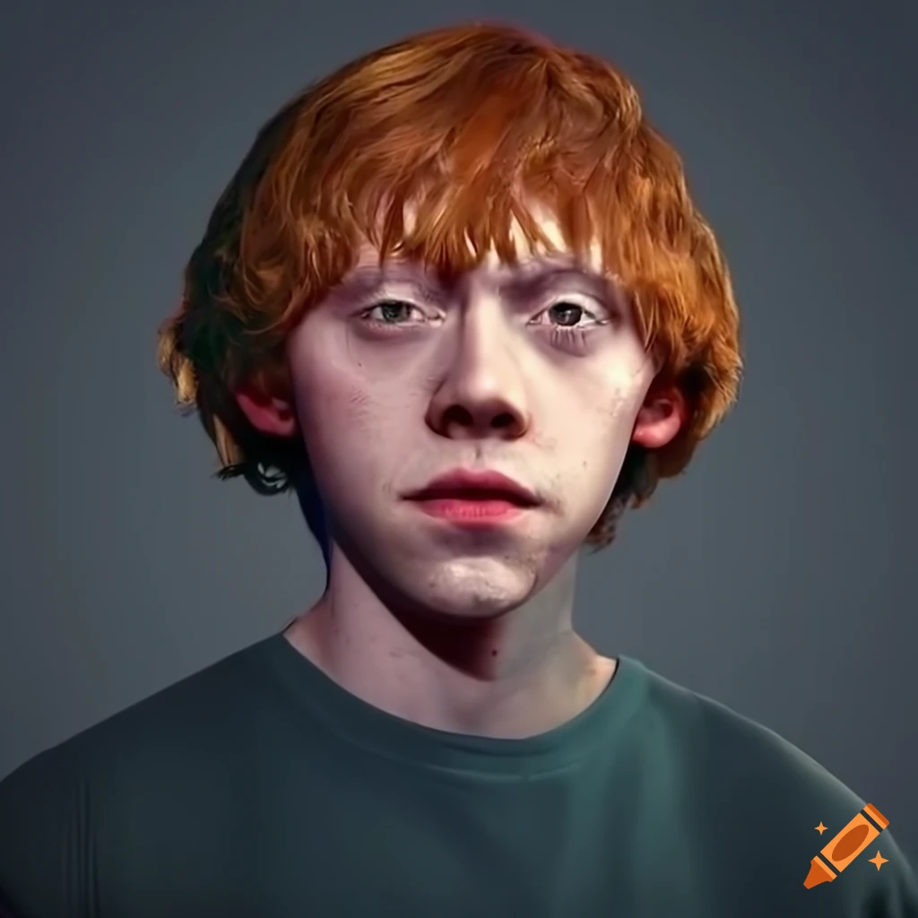 Photorealistic Portrait Of A Handsome Redhead Male