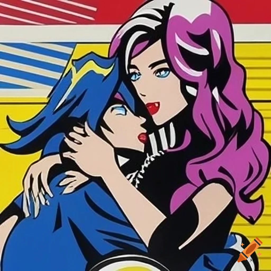 Pop art comic collage by roy lichtenstein on Craiyon