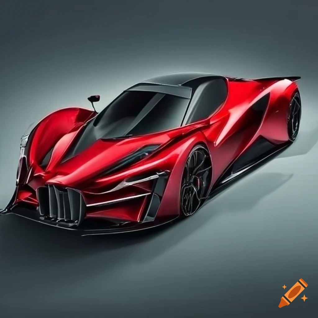 New red bugatti design on Craiyon