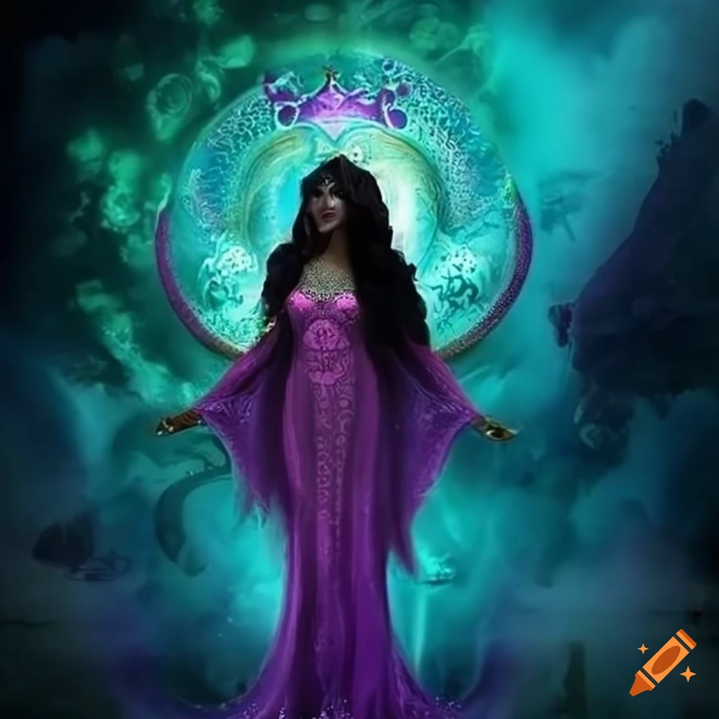 Image Of An Ethereal Space Goddess On Craiyon