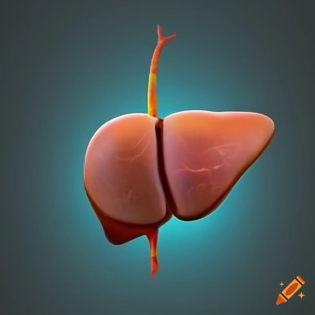 Image of a yellowish liver on Craiyon