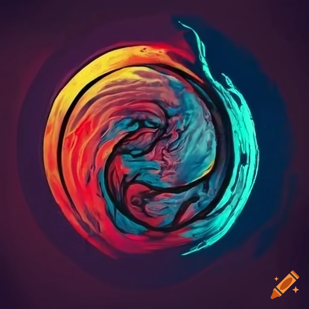 Modern dark logo for unruly ink