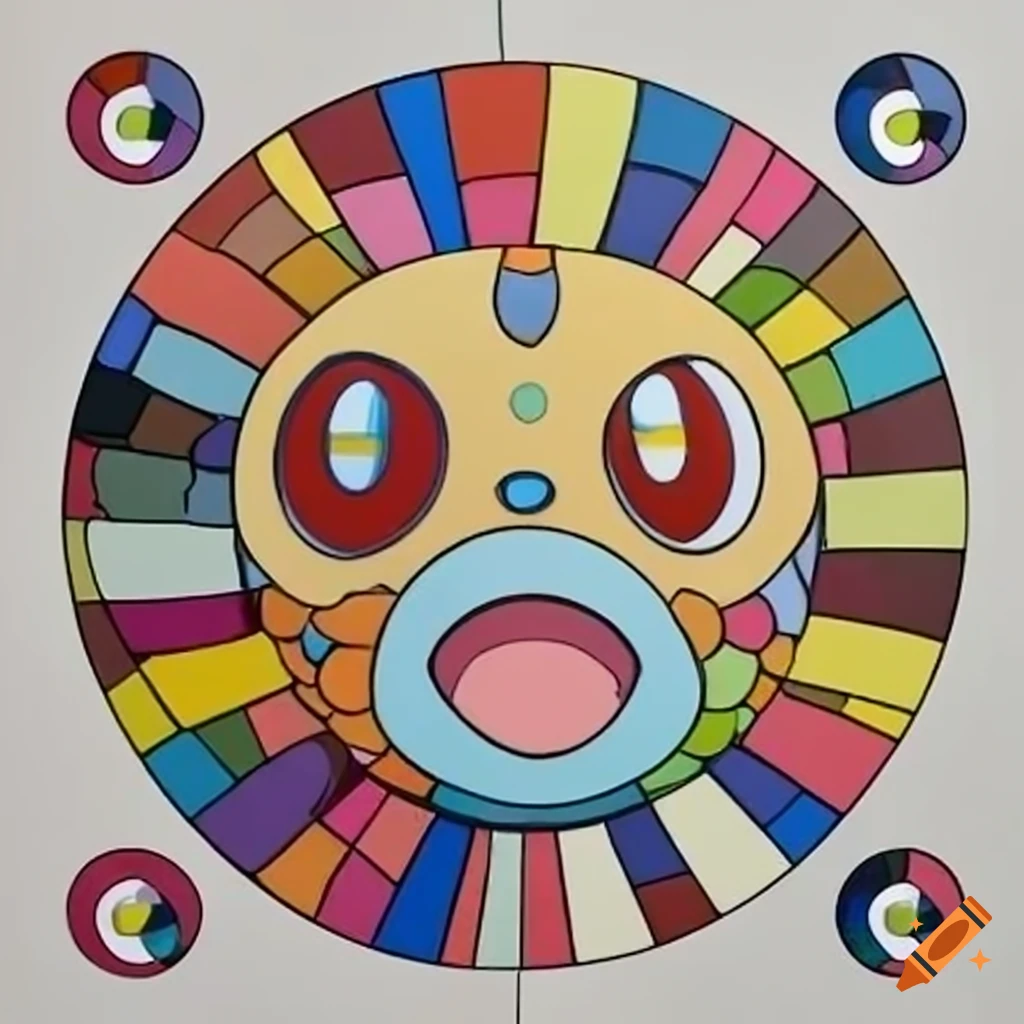 Kamandi artwork by takashi murakami