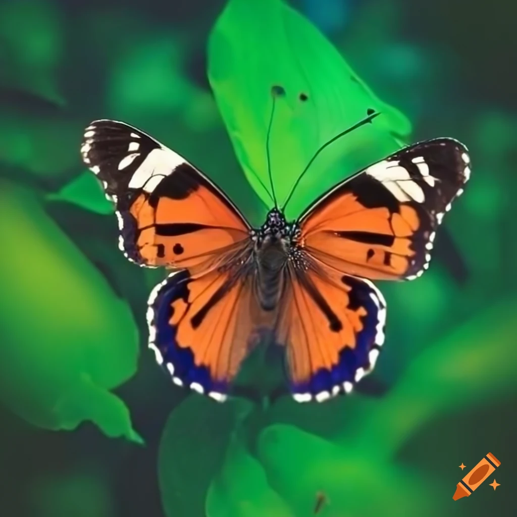 Butterfly in natural environment on Craiyon