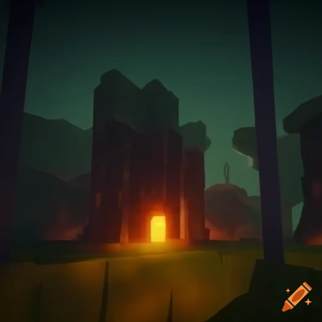 Concept art for skyblock gameplay on Craiyon