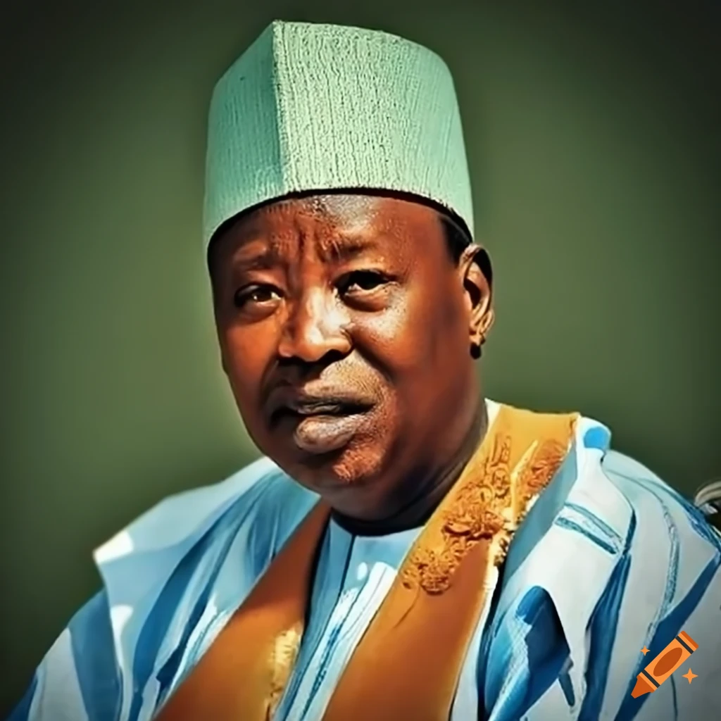 Portrait of mahamadou issoufou on Craiyon