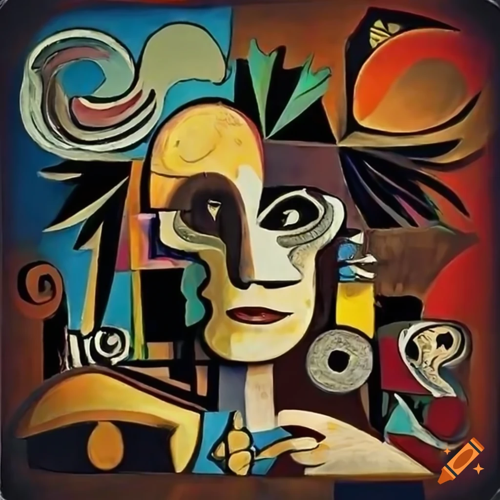 Luxury painting by picasso on Craiyon