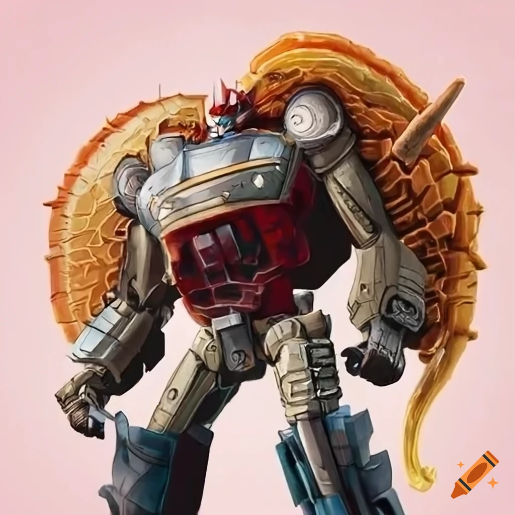 Artwork of mollusk transformers