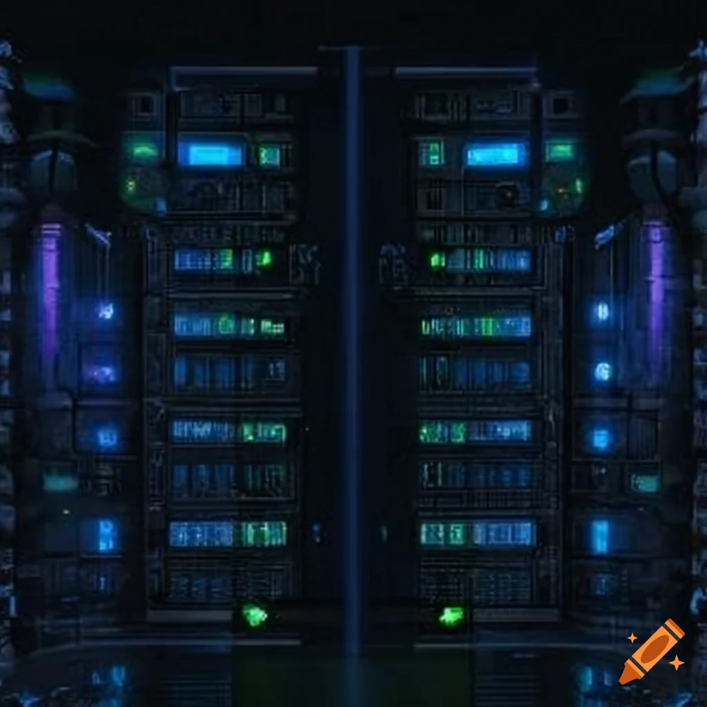 Invisible server concept on Craiyon