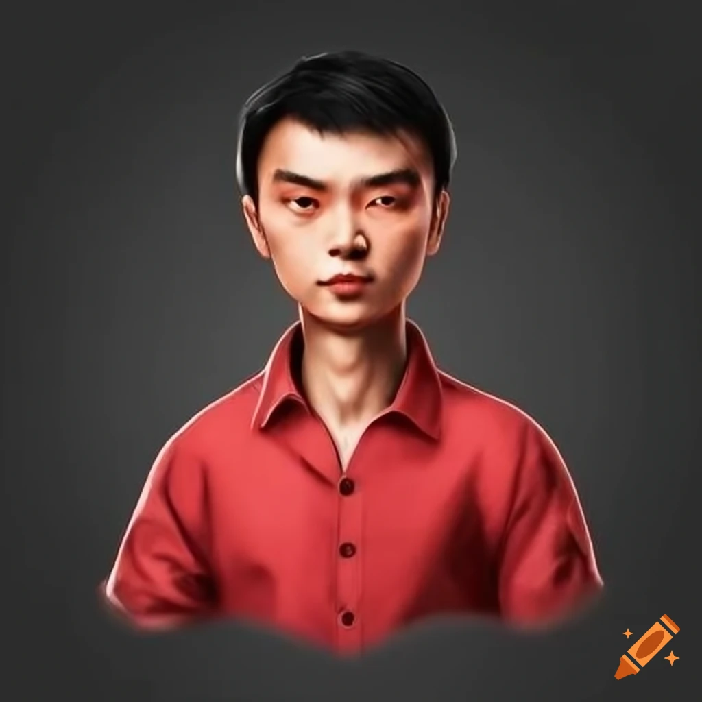 Portrait of a man in traditional chinese clothing on Craiyon