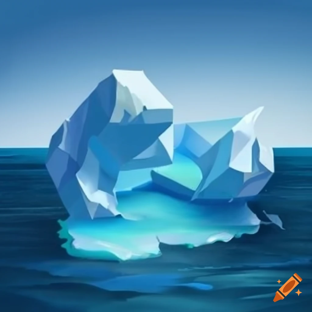 Isometric ice floe platform