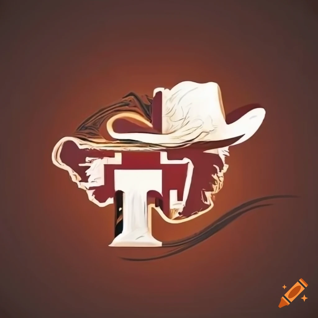 Texas cowboy logo with state icon