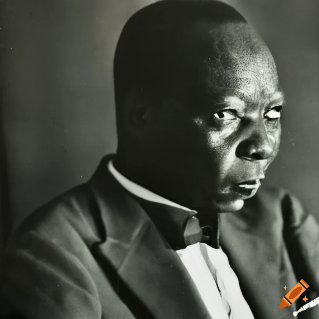 Portrait of david dacko, a central african politician