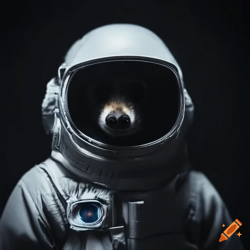 A realistic photograf of an astronaut dog on the moon on Craiyon