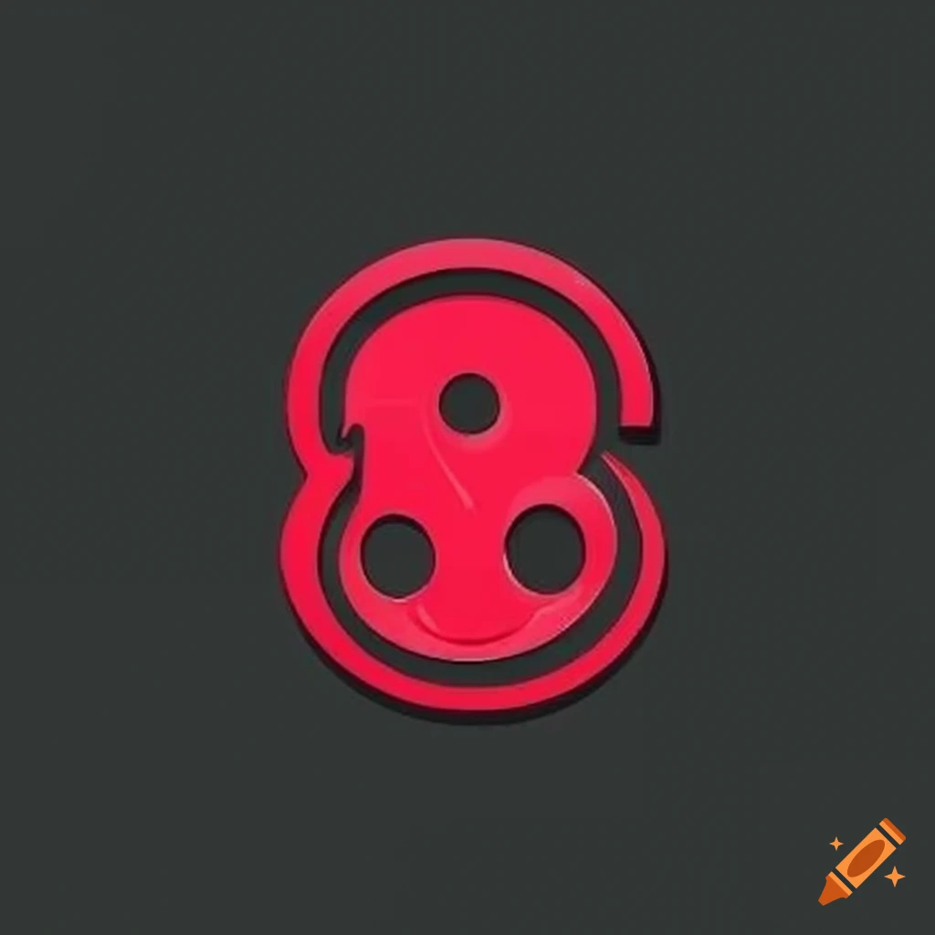 Retro prom logo in red and black on Craiyon