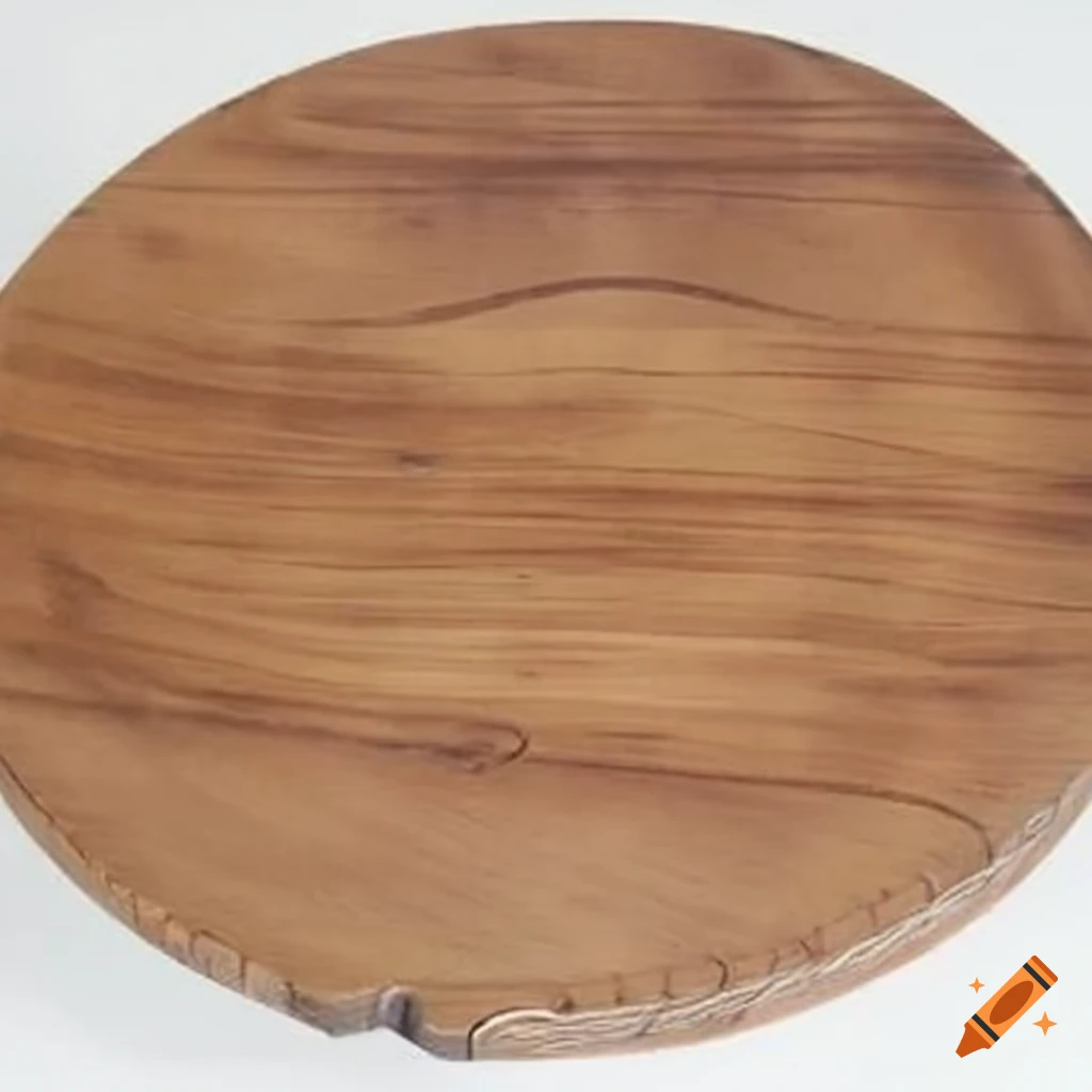 Wooden plate texture on Craiyon