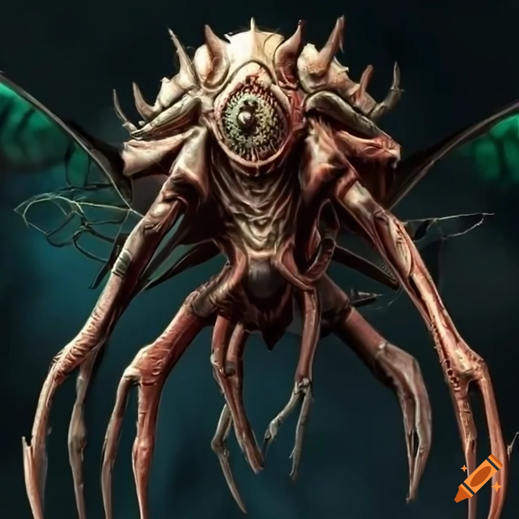 Al-Harkin Infiltrator - a fearsome phyrexian insect on Craiyon