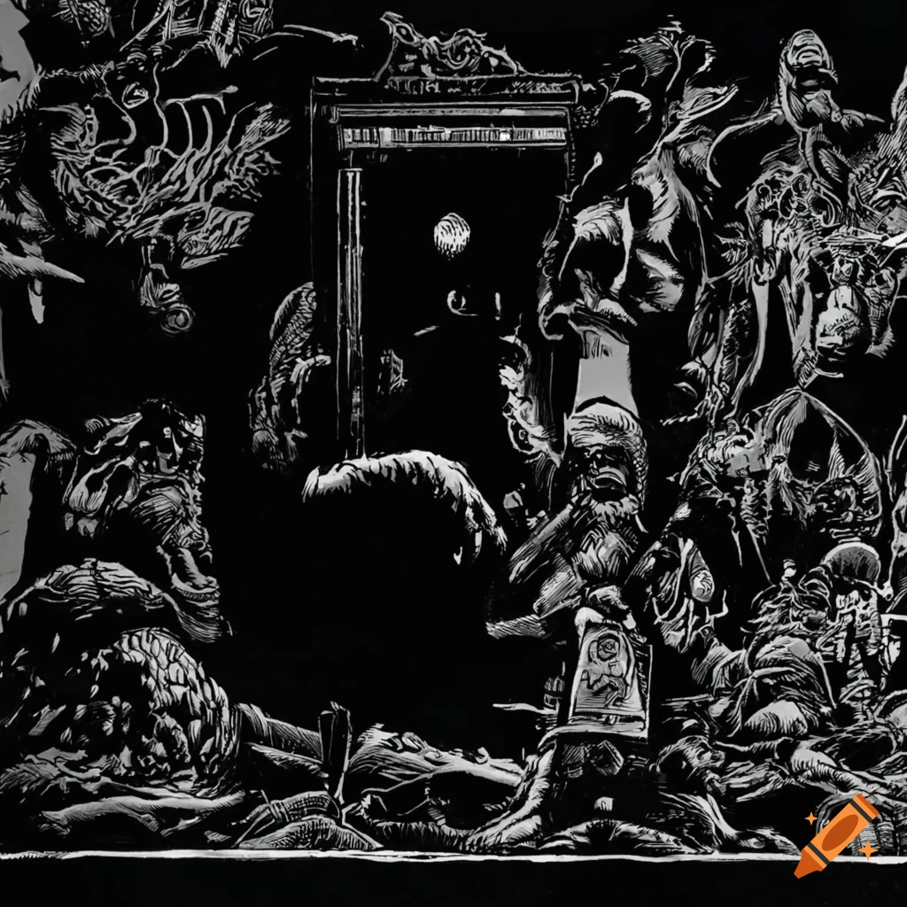 'Funky Black Doctor Who: The Star Beast' 1979 comic strip panel on Craiyon