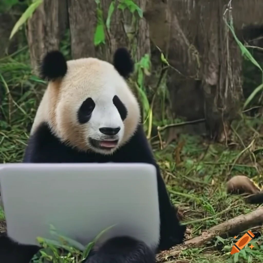 Panda images created on Craiyon