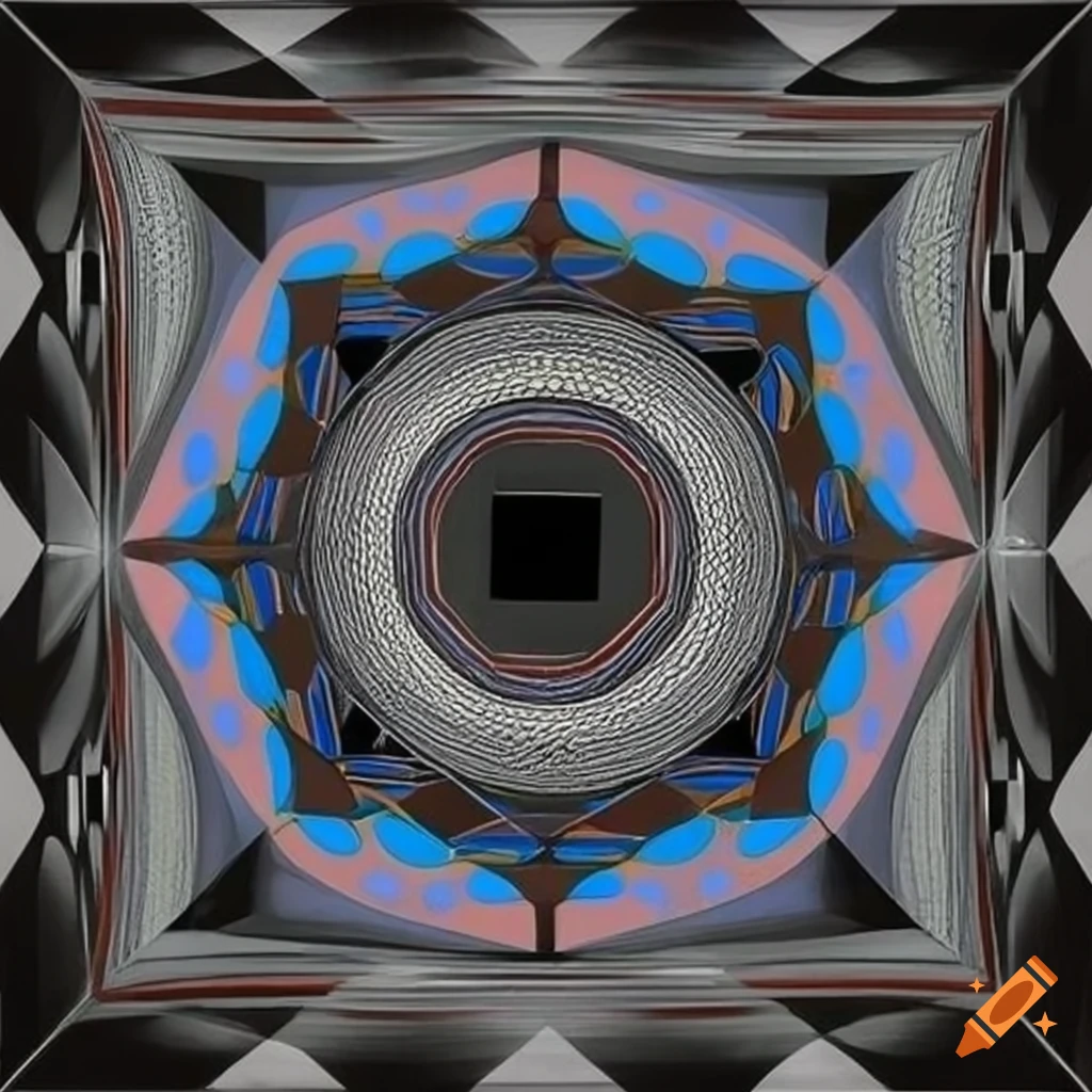 Surreal penrose paradox artwork by victor vasarely on Craiyon
