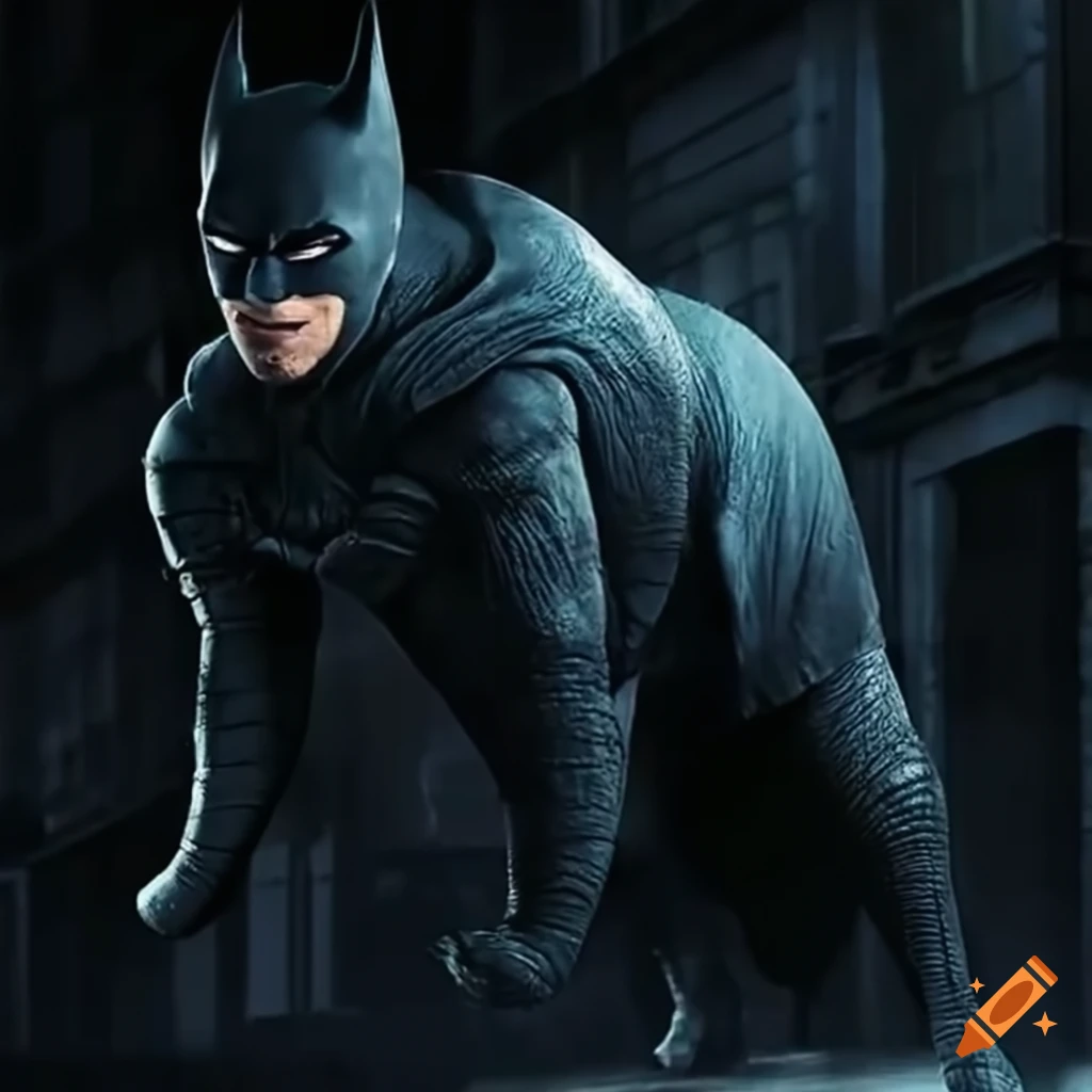 Batman suit in the real world on Craiyon