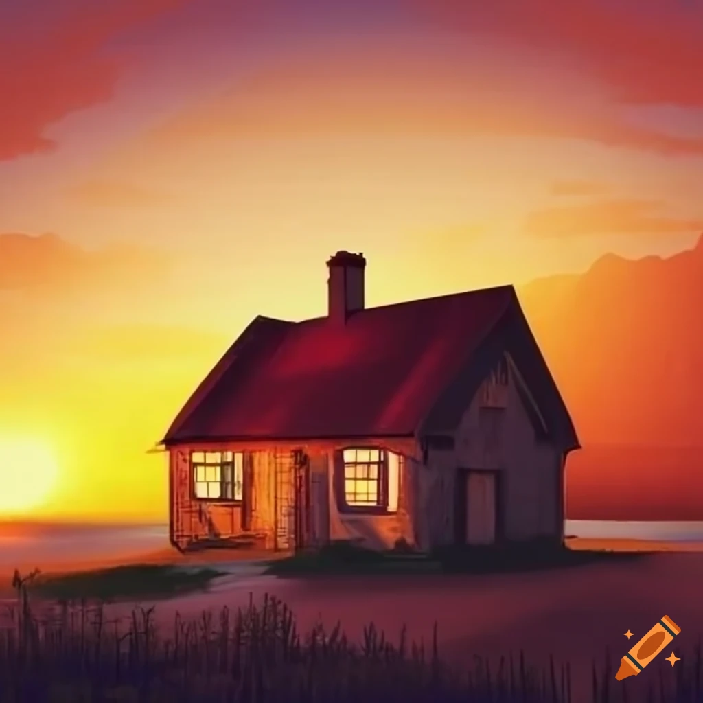 Firefly house with a starry night background on Craiyon