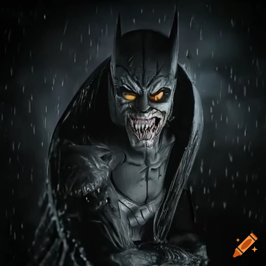 Smiling batman character artwork on Craiyon