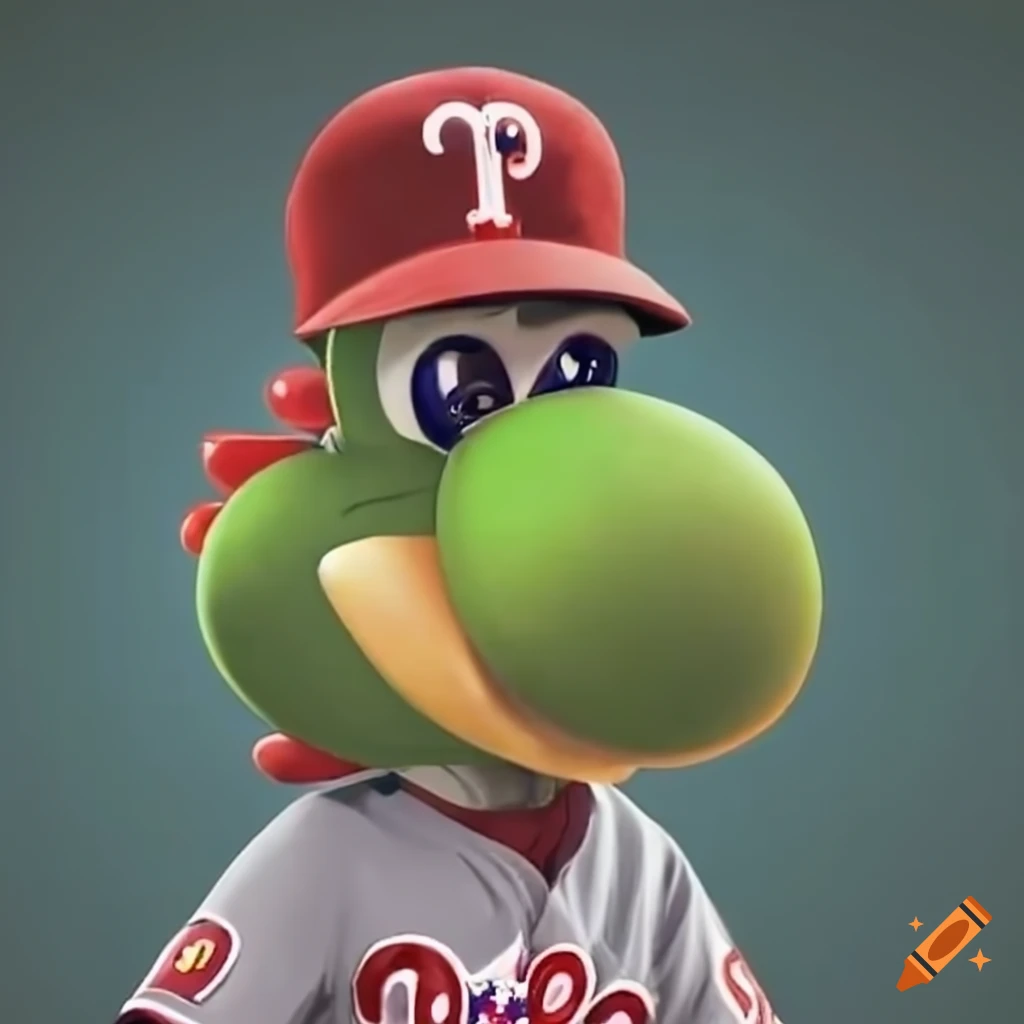 Elmo in a chicago cubs baseball jersey on Craiyon