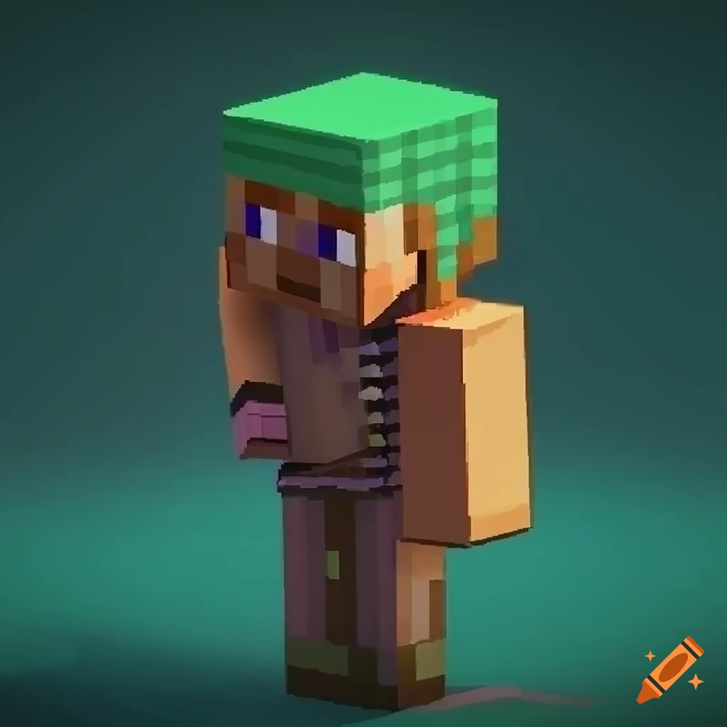 Dynamic art inspired by traditional minecraft