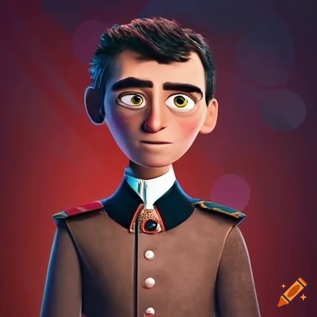 Disney pixar movie poster of antonio de oliveira salazar on Craiyon