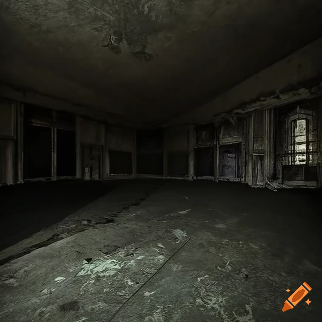 Image of a twisted nightmare room on Craiyon