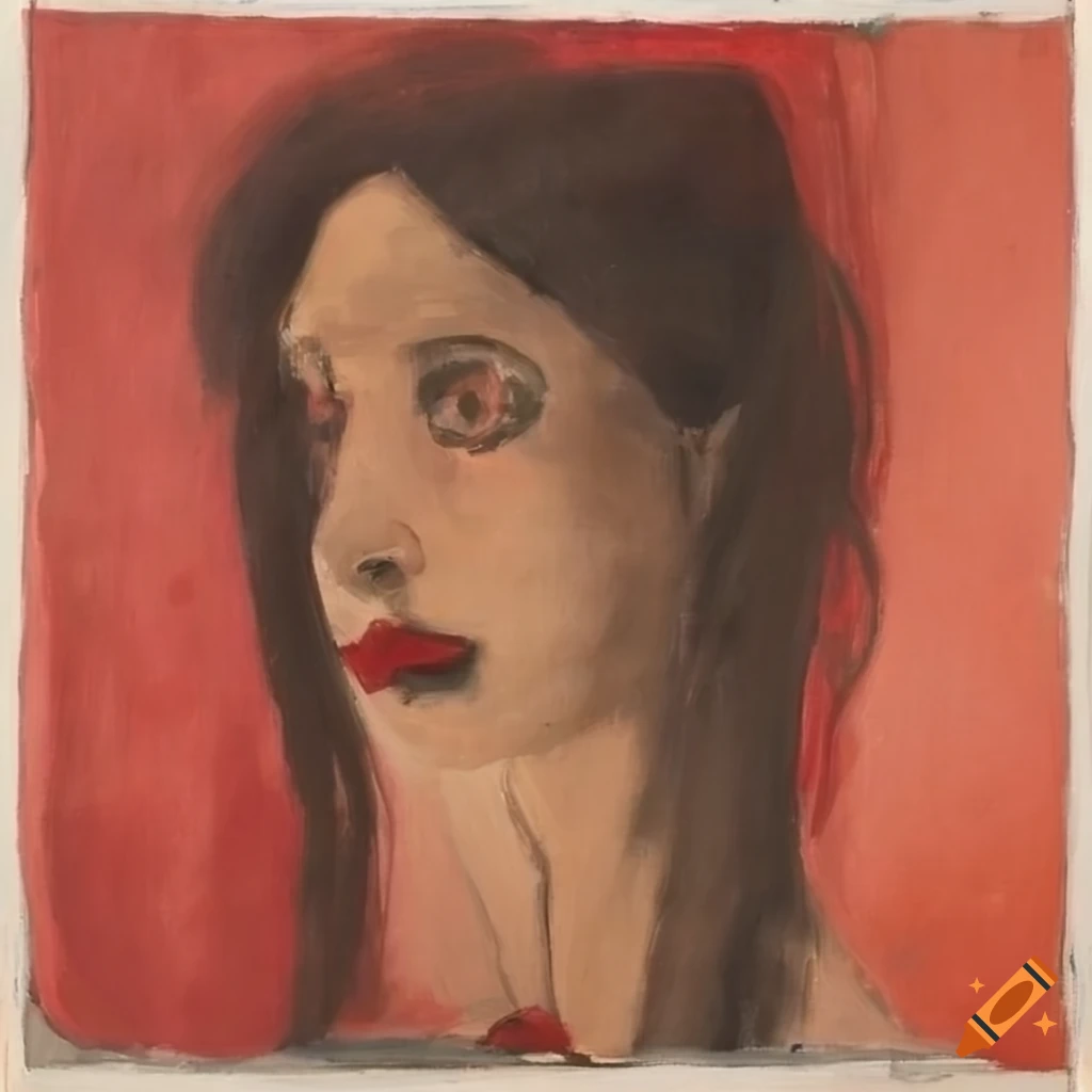 Portrait of young ladies with pouty expressions on Craiyon