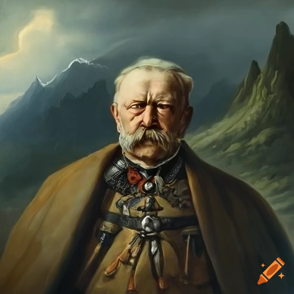 Detailed portrait of kaiser wilhelm on Craiyon