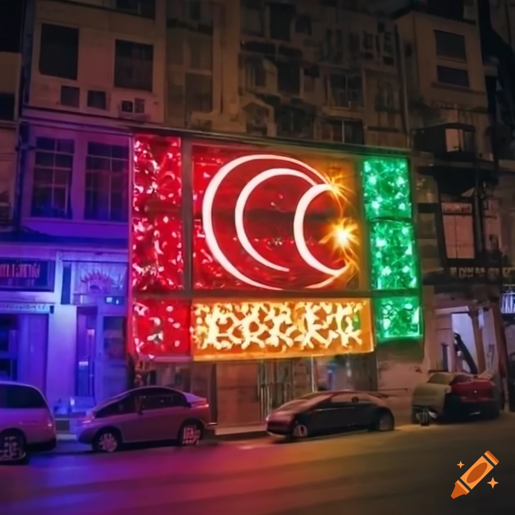 Turkish led sign