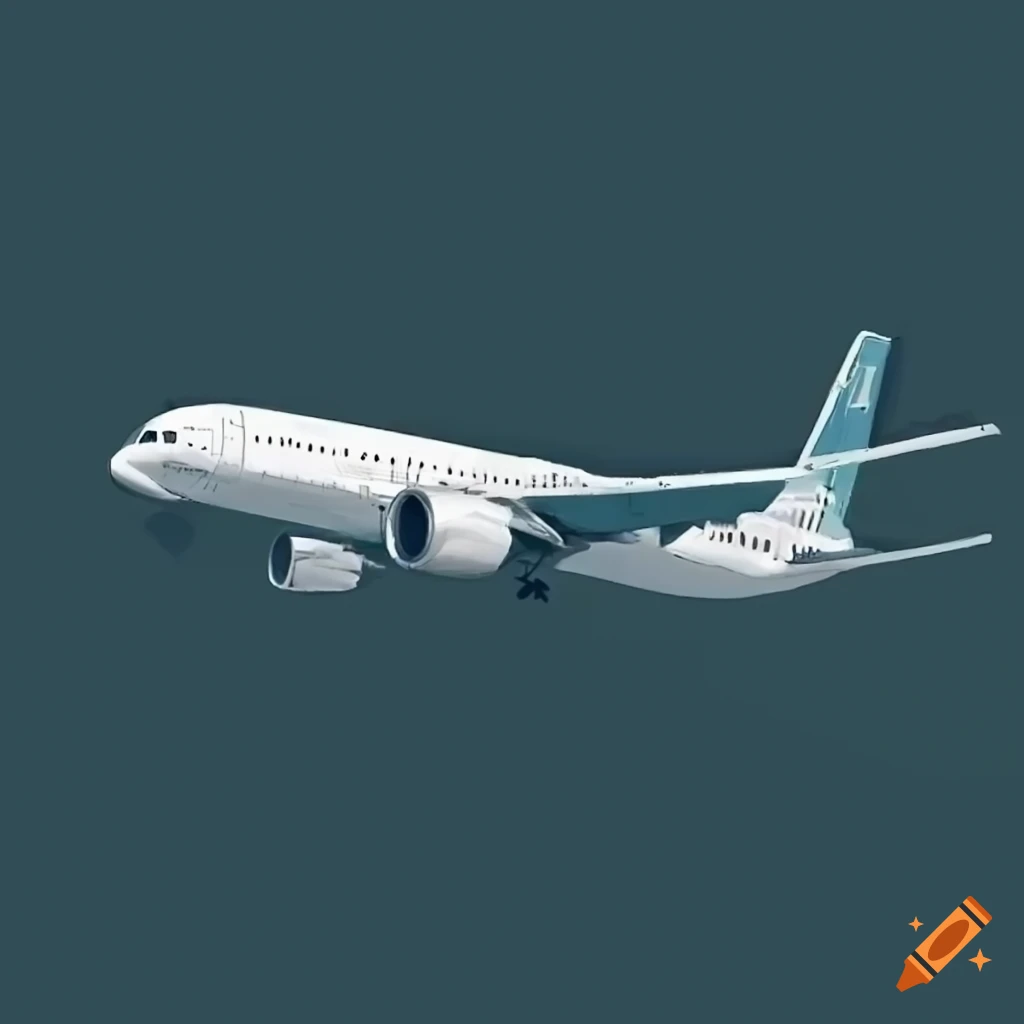 Sketch of a boeing 777-800