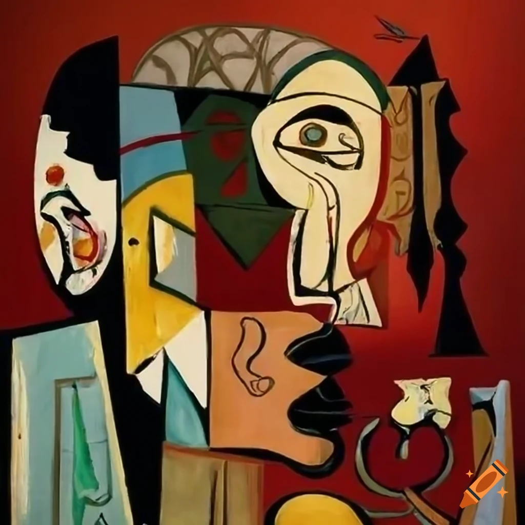 Luxury painting of guernica by picasso on Craiyon