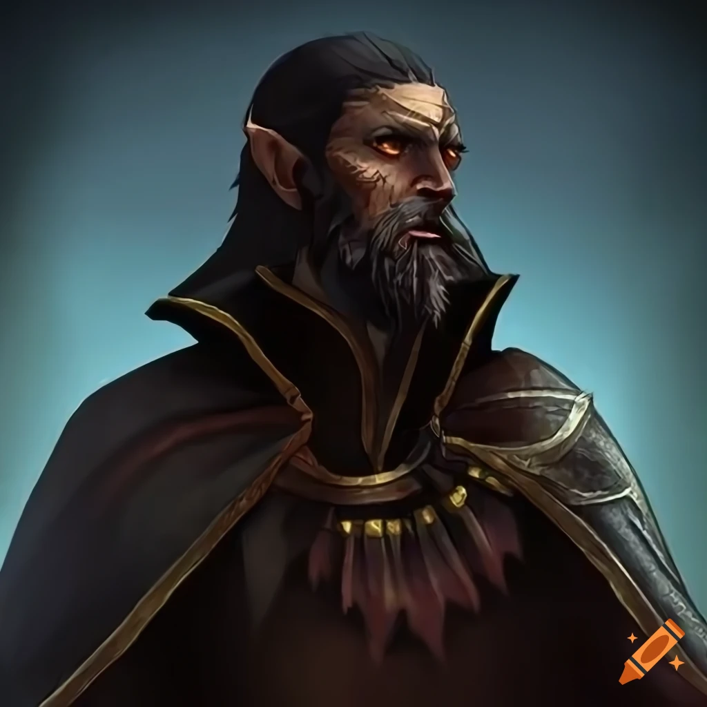 Image of a male witcher with a sword on Craiyon