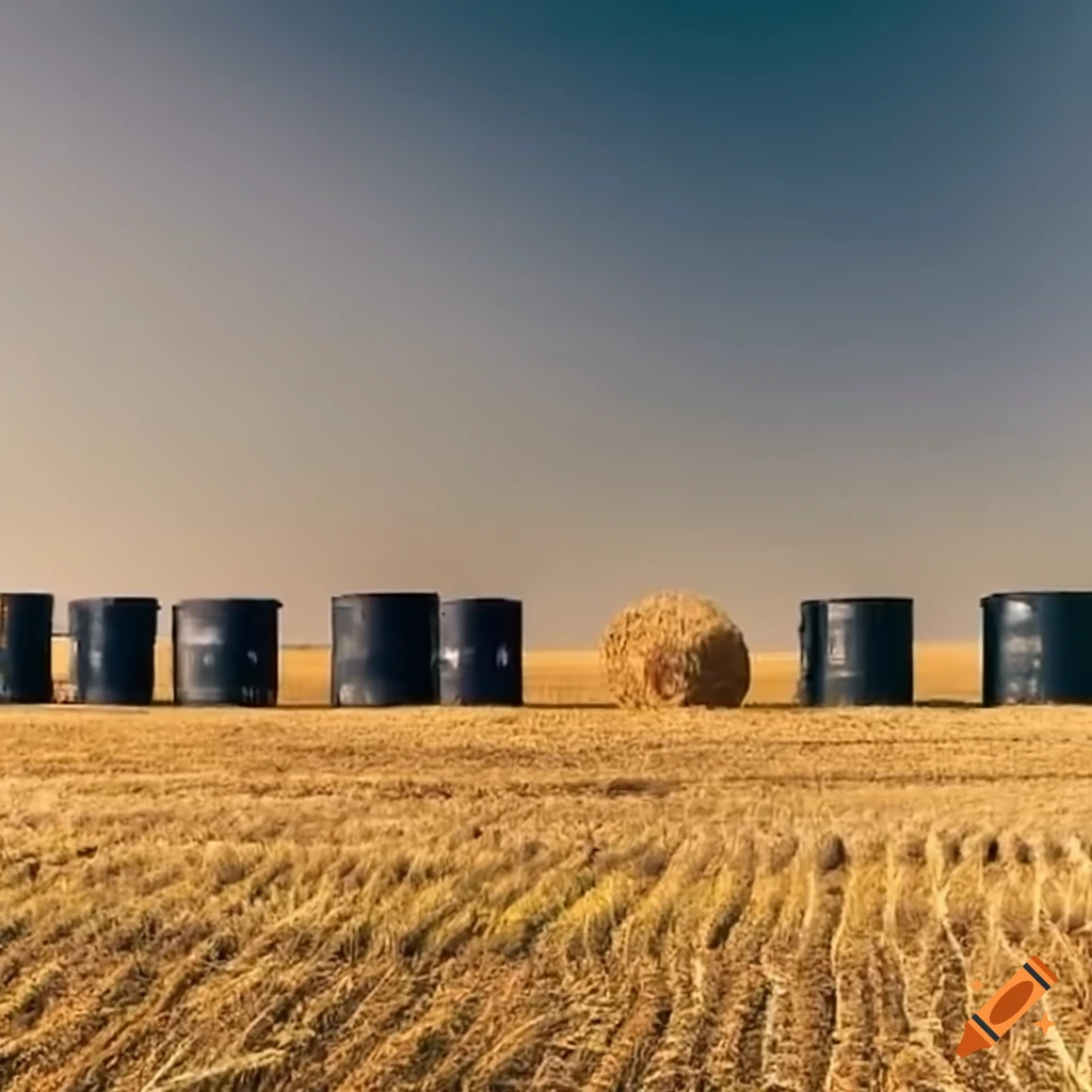 Seed oil extraction industry on Craiyon